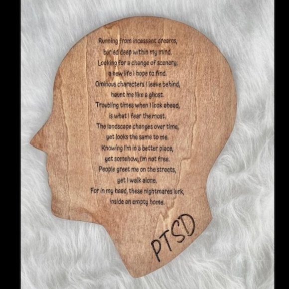 Accents | Wood Wall Decor Ptsd Poem Mental Health Poem | Poshmark